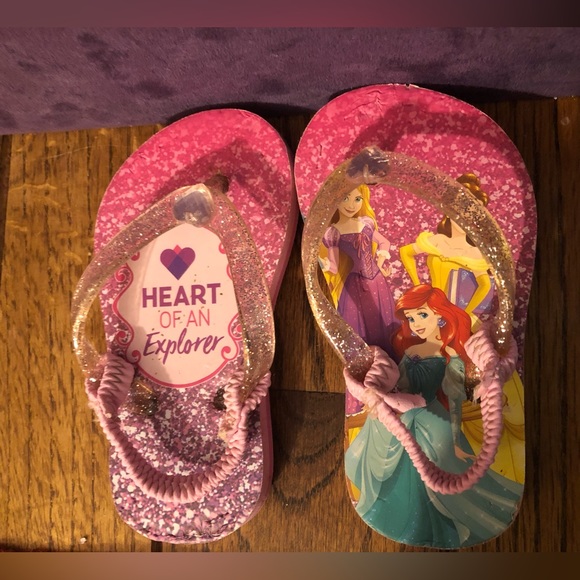 Disney | Shoes | Disney Princess Flip Flops | Poshmark